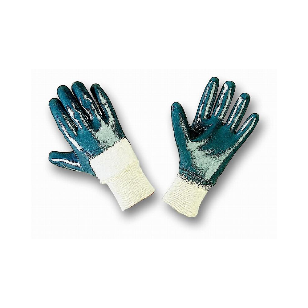Breathable Nitrile Safety Gloves Tapered Wrist
