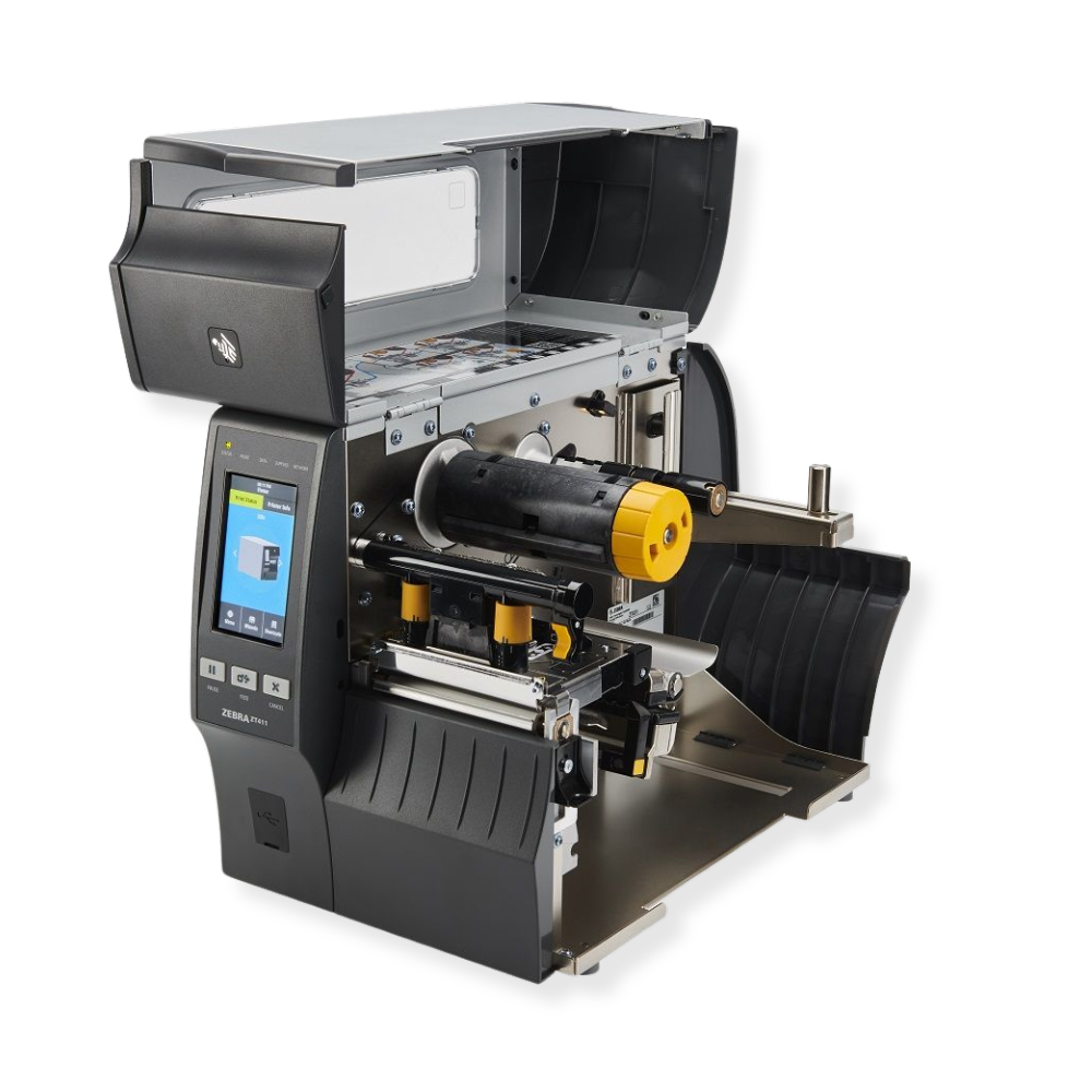 Industrial thermal transfer printer for RFID labels Zebra ZT421